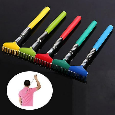 FanShow Extendable Back Scratcher Stainless Steel Telescopic Anti Itch ...