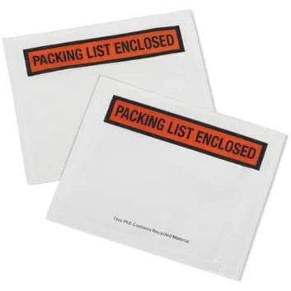 Packing Slip Envelope Pouches