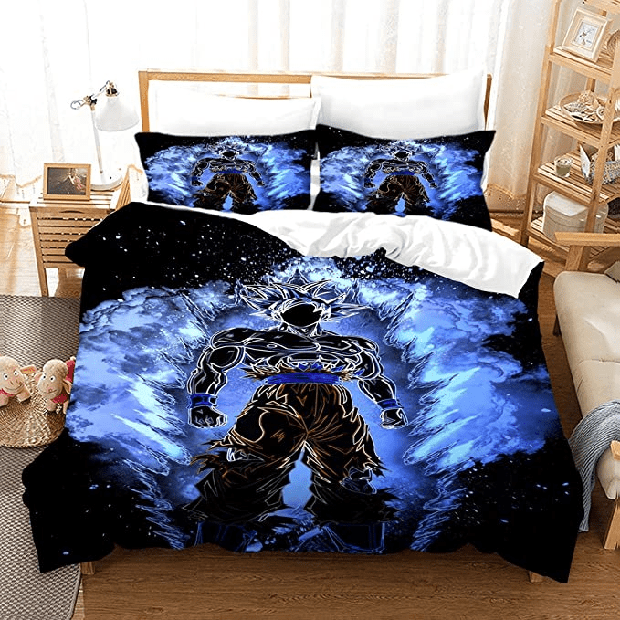 Anime Dragon Ball Z Bedding Bed Set 3d Printed Lightweight Cartoon Goku