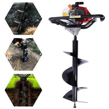XtremepowerUS 1500W Electric Post Hole Digger Soil Digging Fence Post ...