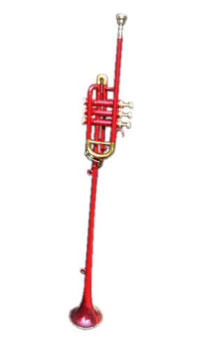 Sai Musical Store Bb Flag Trumpet Low Pitch RED Brass Musical ...