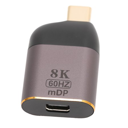 USB C Male To Mini Female, Aluminum Alloy USB C To DisplayPort Adapter ...