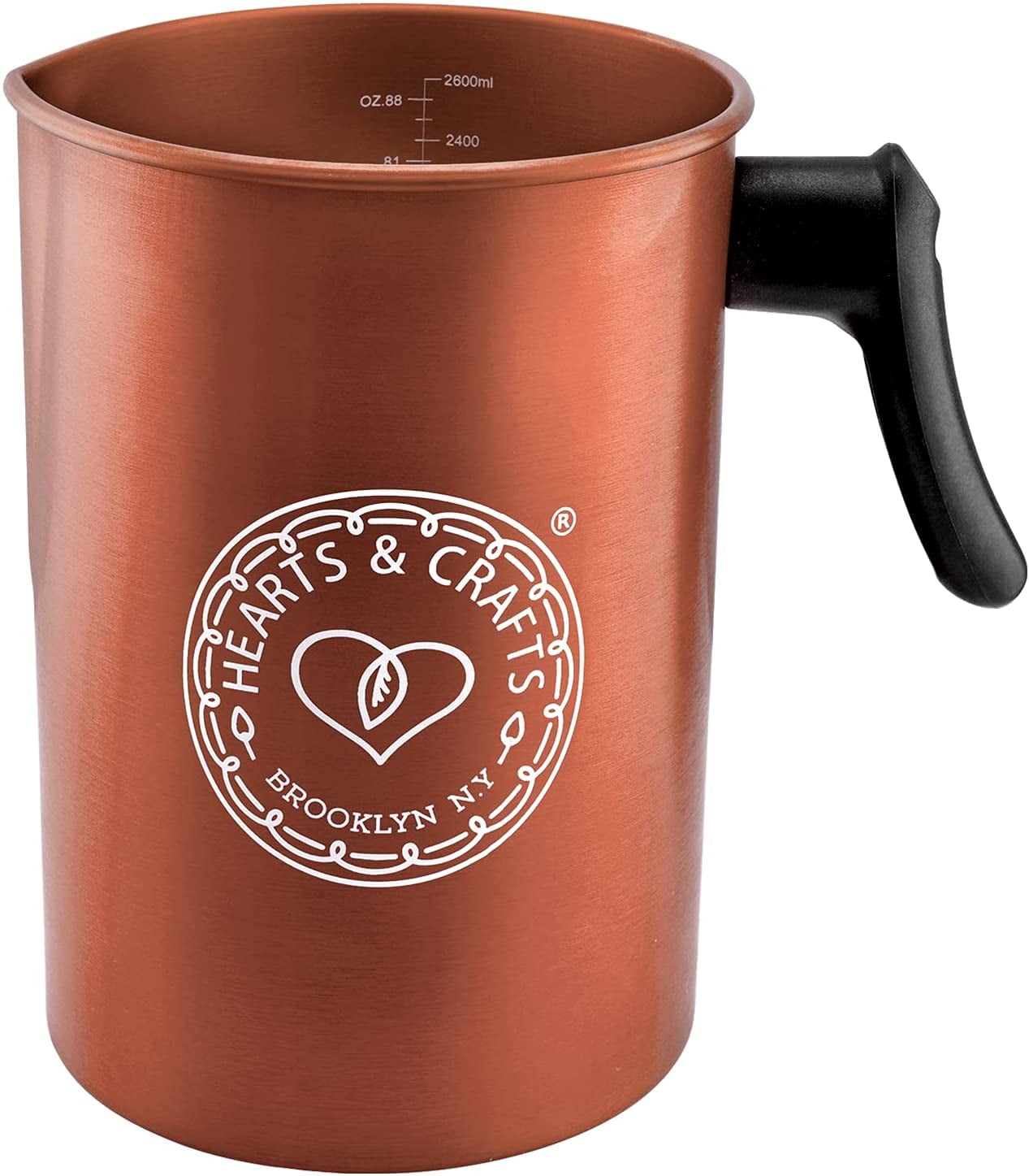 Hearts & Crafts Candle Pots, 64oz. Aluminum Candle Making Pouring Pot ...