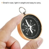Uxcell Pocket Compass Survival Sports Navigation Compass with Key Ring ...