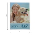 Set of 12 Snap - 5"x7" Clear Acrylic Self Standing Photo Frames ...