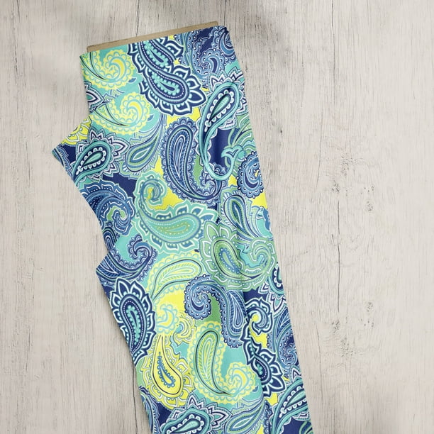 David Textiles, Inc. 44" 100% Cotton Paisley Droplet Apparel fabrics 8 ...