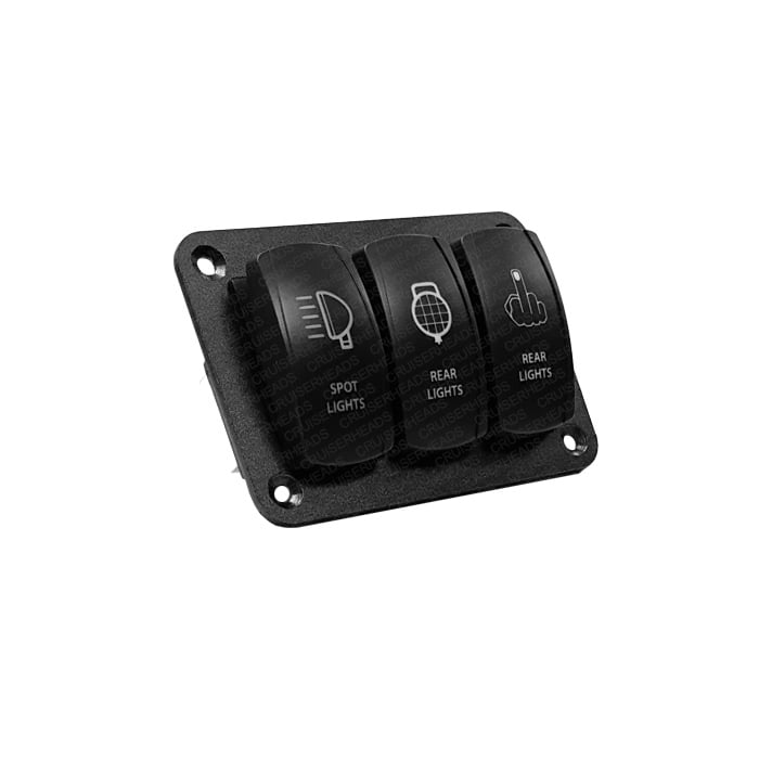 CH4X4 3 Rocker Switch Panel - Walmart.com