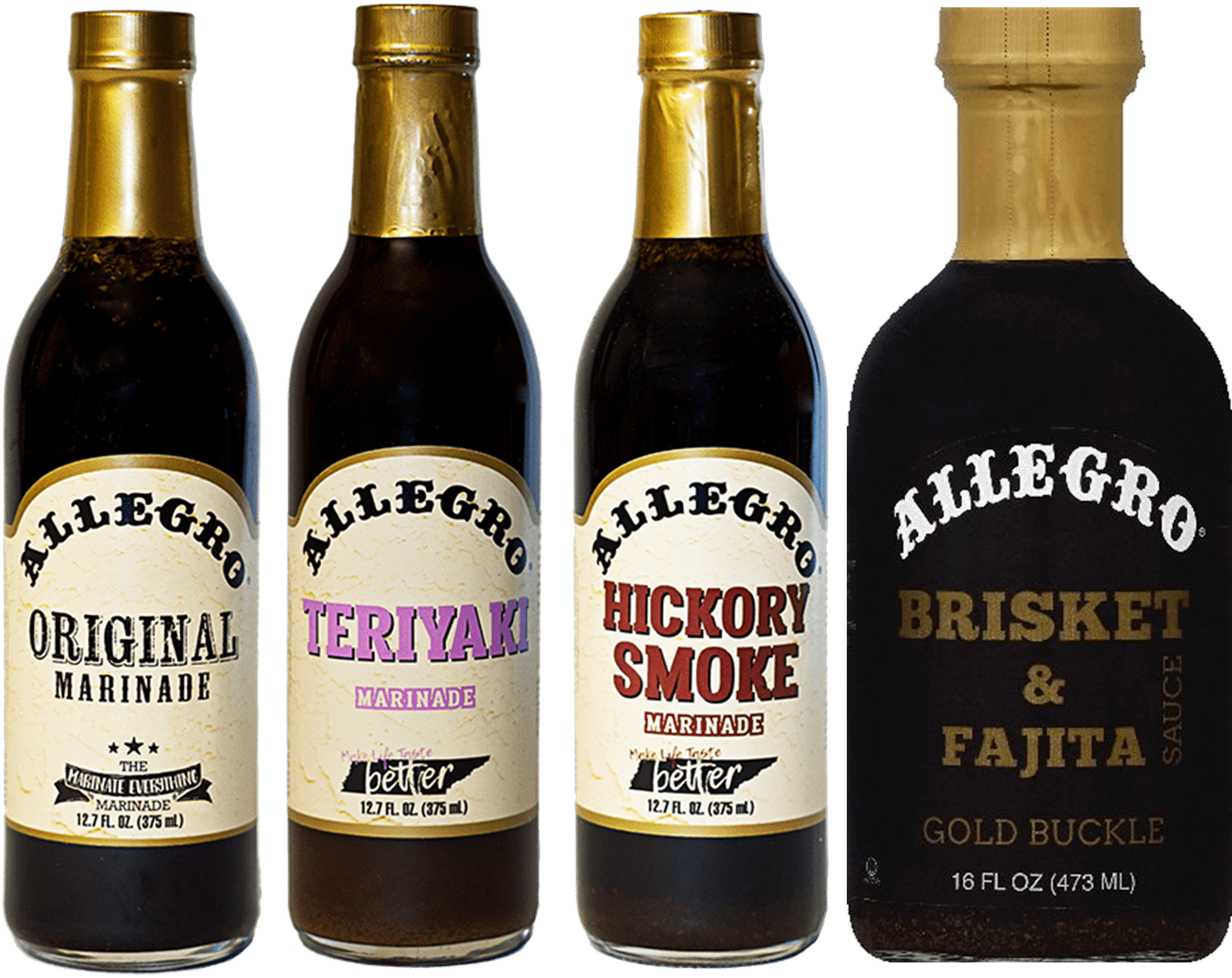 Allegro Original, Hickory Smoke, Teriyaki and Brisket Marinade, Variety ...