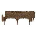 Suncast Resin Lawn Garden Edgers, Border Stone Edging, Brown, BSE10BR ...