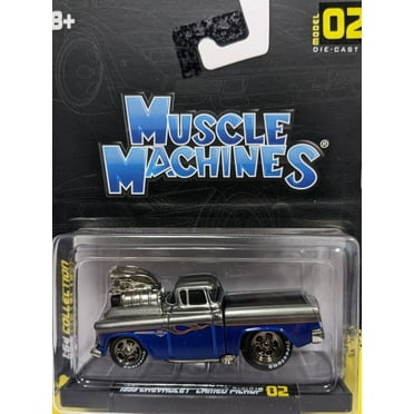 "Muscle Machines Diecast Model Vehicles with a Display Stand, 1:64 ...