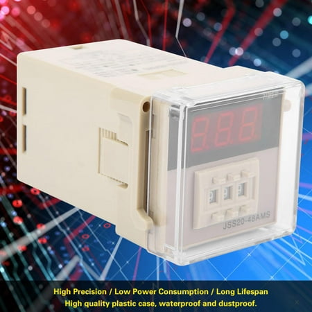 Power On Timer Relay, Digital Display Power On Delay Timer Relay Low Power Consumption For ...