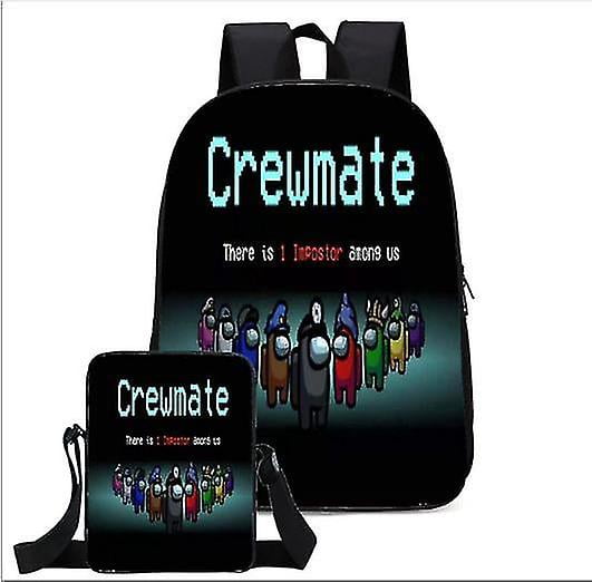 Among Us Visor Backpack Kids Rucksack Crewmate Back To School Bag A ...
