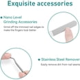 3 Set Eagle Beak Nail Clippers Set - Sharp Beveled Trimmers for Thick ...