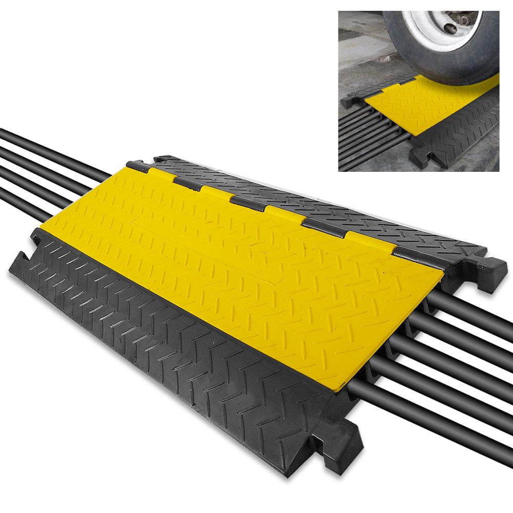 PYLE PCBLCO109 - Cable Protector Cover Ramp - Cord/Wire Safety ...
