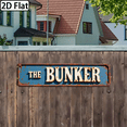 1pc, Rustic The Bunker Sign, Military Theme Wall Decor, IndoorOutdoor ...