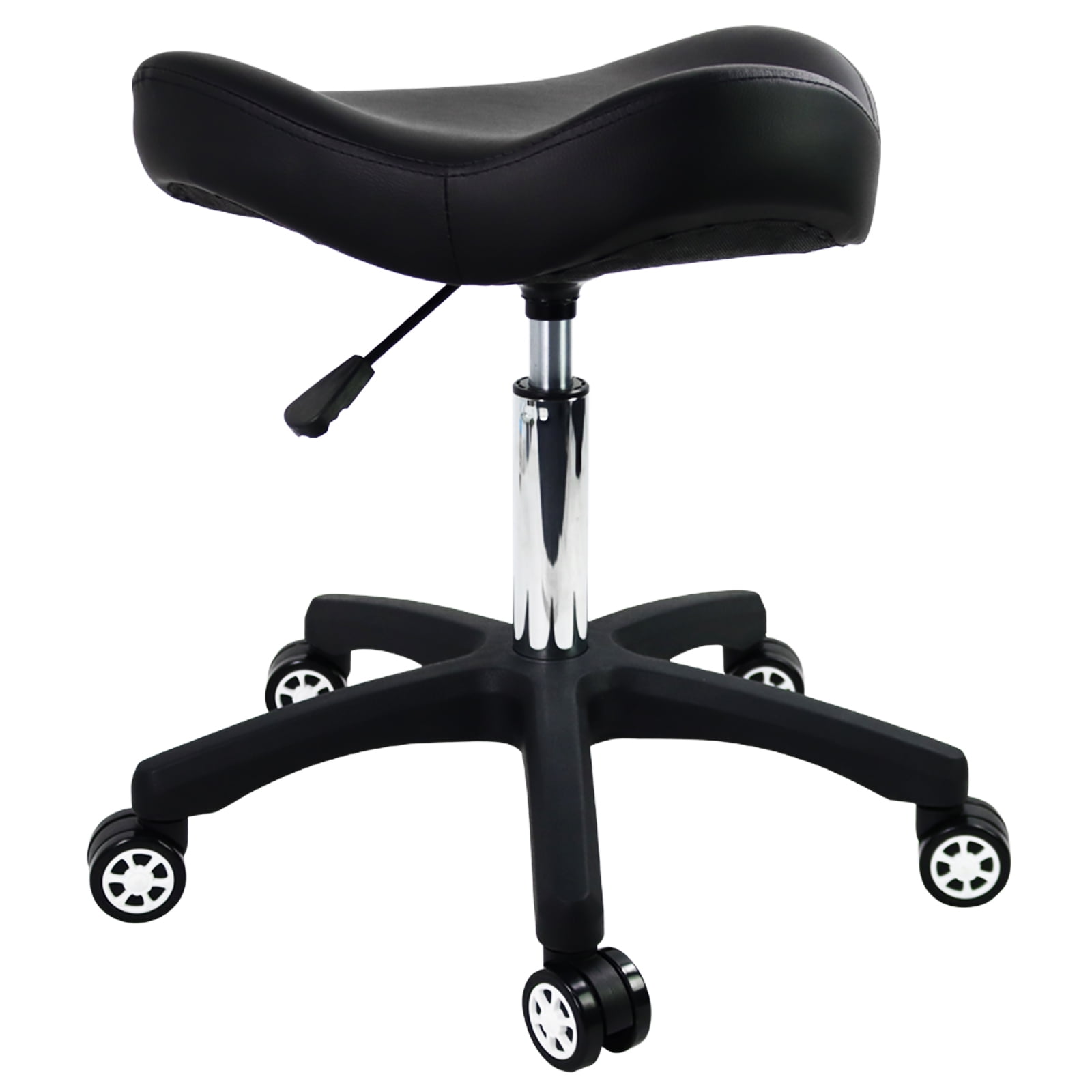 FURWOO 17inch Hip Cushion Large Rolling Stool with Silent Wheels for ...