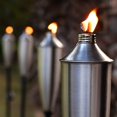 Deco Window Set of 4 Landscape Outdoor/Patio Garden Torch - Satin ...