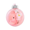 10 Pack Easter Acrylic Ball Decorative Pendant Transparent Bunny Ball ...