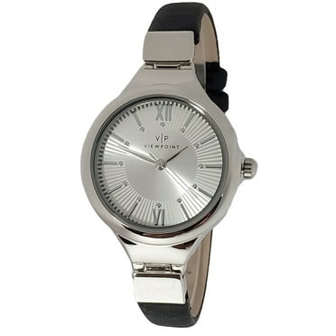 Timex Viewpoint Women's 25mm Silver-Tone Watch with Mother-of-Pearl ...