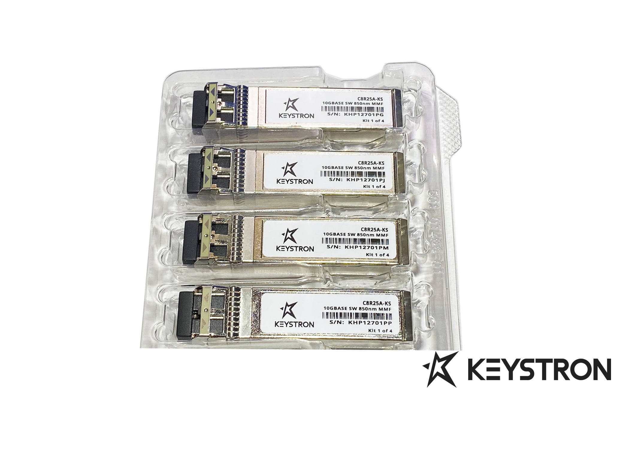 HP Compatible C8R25A MSA 2040 10Gb SW iSCSI SFP 4-PACK 721000-001 ...