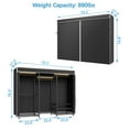 VIPEK V5L Garment Rack Heavy Duty Covered Clothes Rack with Dimmable ...