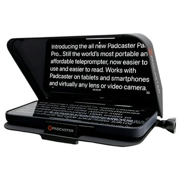 ILOKNZI 16in Large Folding Teleprompter for 4-12.9in Tablets with Angle ...