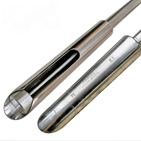 Soil drilling and soil extractor, undisturbed solid stainless steel ...