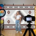 Aztec Southwestern Photography Backdrop 7x5FT, Ethnic Tribal Style ...