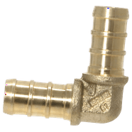 1/2 x 1/2 Inch PEX Female NPT Threaded Drop Ear 90 Elbow Connector Fitting Crimp Brass for PEX ...