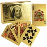 Luxurious Gold Foil Plated Deck of Playing Cards - 1 Pack of 52 Cards ...