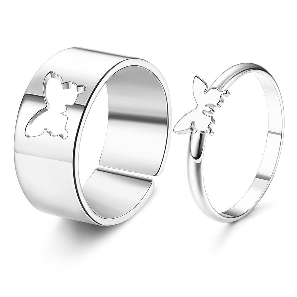 Click here for Esafio Couple Rings Friendship Promise Ring prices