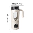Portable Personal Juicer for Travel & Gym – Rechargeable Blender with ...