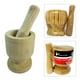 Wood Wooden Mortar Pestle Pylon Crush Herb Grinder Pilon Madera Bar ...