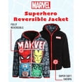 Marvel Boys’ Avengers Spider-Man Reversible Jacket – Sherpa Fleece ...