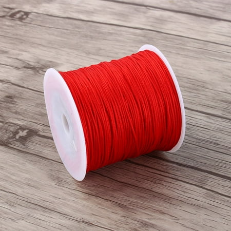 Fyydes 100M x 0.8mm Nylon Chinese Knot Cord Rattail Macrame Thread ...