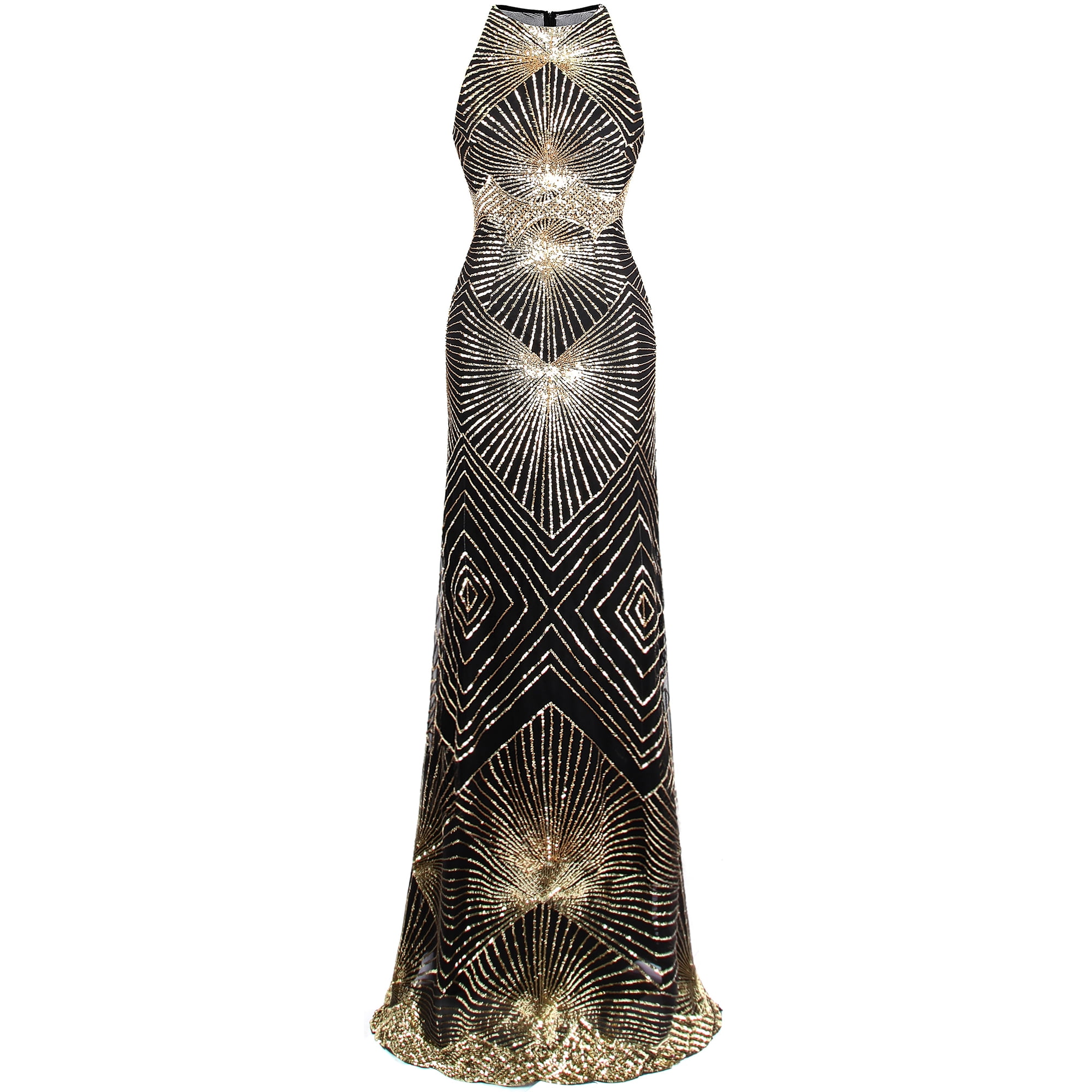 Click here for Angel Fashions Angel-Fashions Womens Gold Sequin A... prices