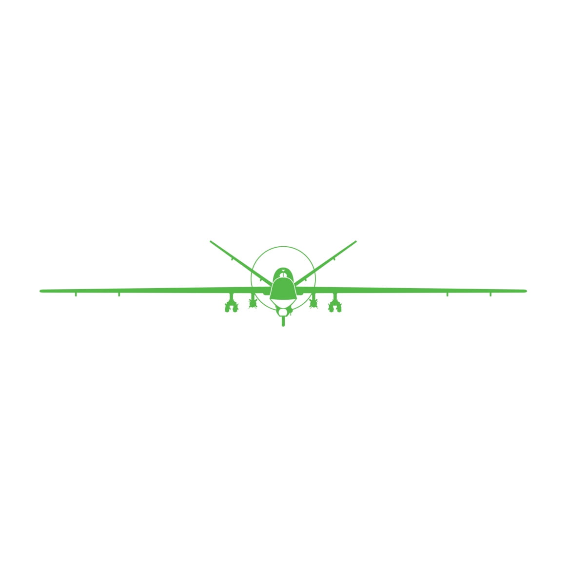 MQ-9 Reaper Sticker Decal Die Cut - Self Adhesive Vinyl - Weatherproof ...