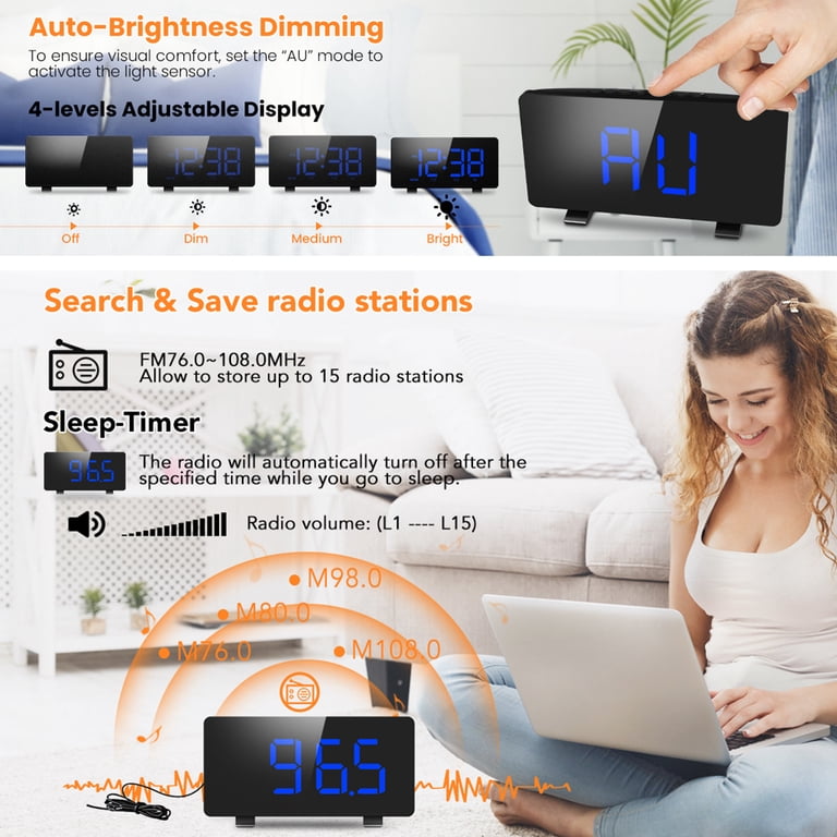 E Digital Clock