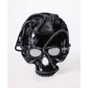 STEAMPUNK SILVER SKULL MASK - Walmart.com