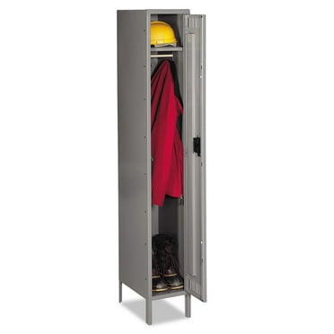 Tennsco Single Tier Locker with Legs, Three Units, 36w x 18d x 78h ...