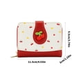 Compact Wallet for Women Pu Leather Credit Card Holder Large Capacity ...