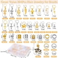 294Pcs Hair Jewelry for Braids Loc Jewelry for Hair Dreadlocks, Braid ...