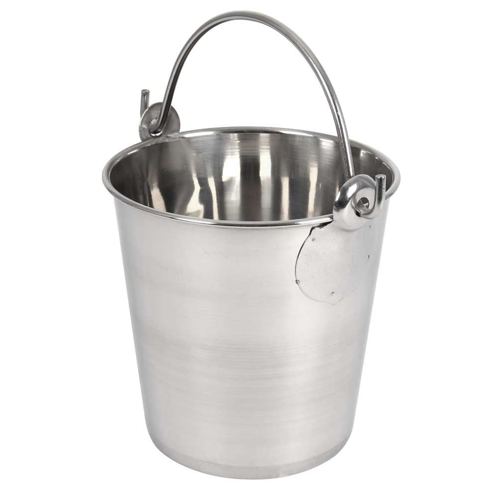 Lindy's 2 Quart Stainless Steel Pail - PES-2 - Walmart.com