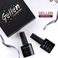 Gellen 2 Pcs 10ml No Wipe Gel Top Coat and Base Coat Kit - Long Lasting ...