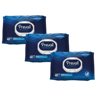 Prevail Large Disposable Adult Wipes, Healthy Skin Smart Hypoallergenic ...