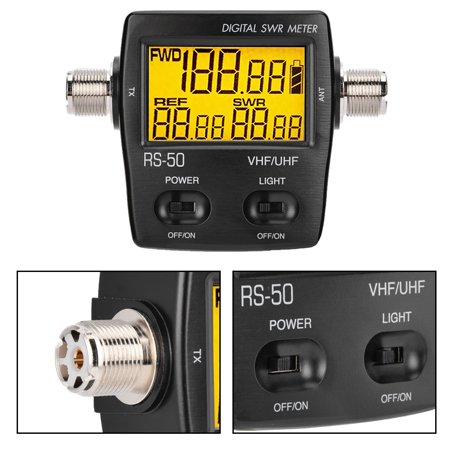 Fosa Power Meter, SWR Meter,Portable Digital Short Wave Standing Wave ...
