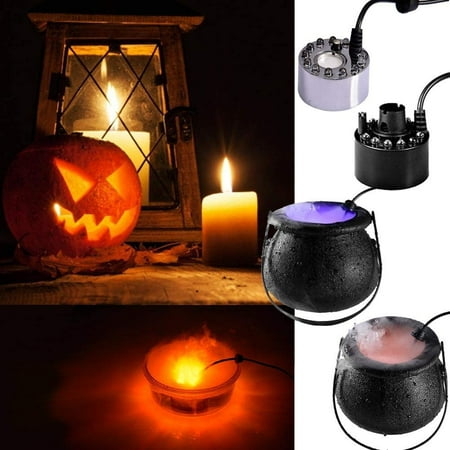 Halloween Fogger Machine - Witch Smoking Pot, Plastics/Zinc Alloy Alloy ...