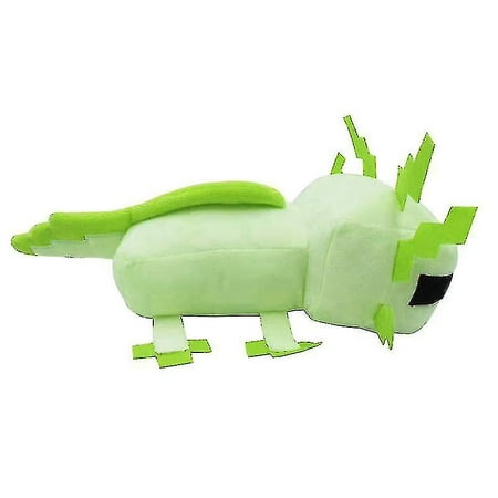 34cm Minecraft Axolotl Plush Toy Green Minecraft Plush Toy Figure ...