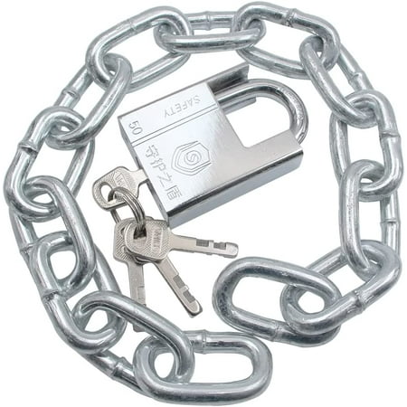 Bicycle Chain Lock,Safety Chain Lock kit,Heavy Duty Motorcycle Lock ...