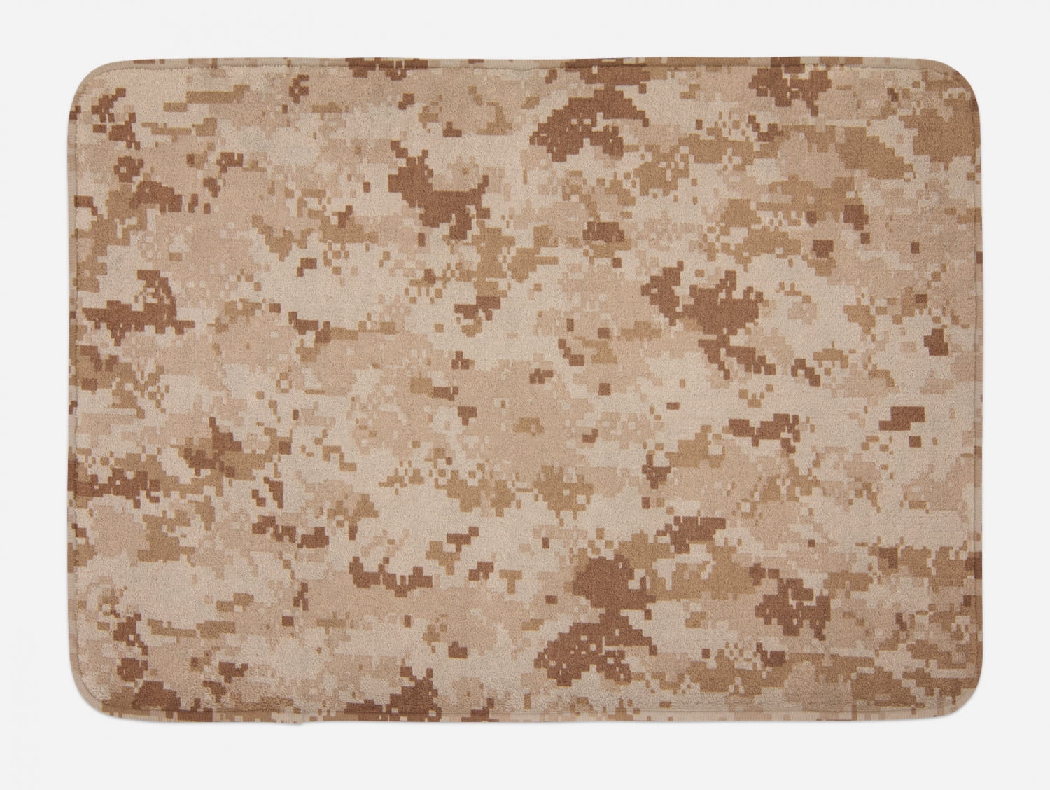 Camo Bath Mat, US Marine Desert Marpat Digital Texture Background in ...